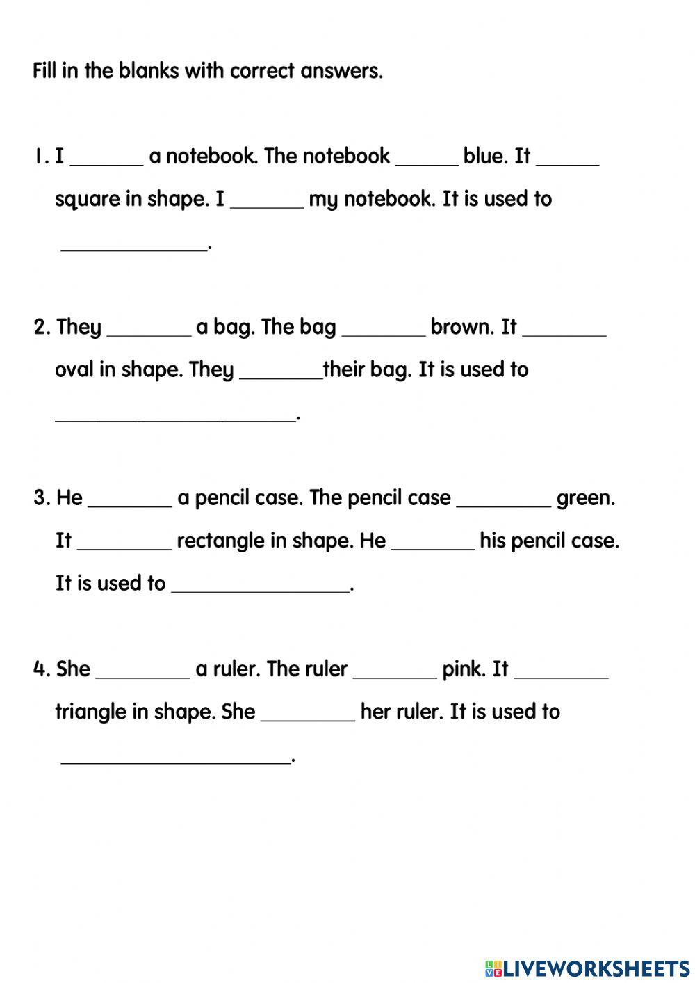 Year 2 Simple Sentences | msnabihah | Live Worksheets