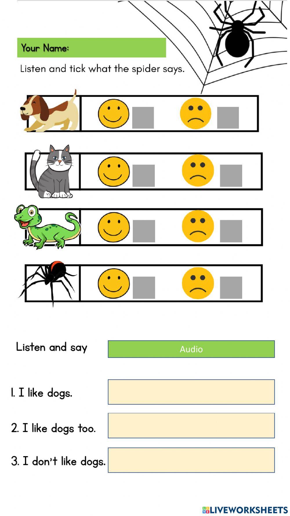 Unit 3 Pet Show exercise for Year 2 | Live Worksheets