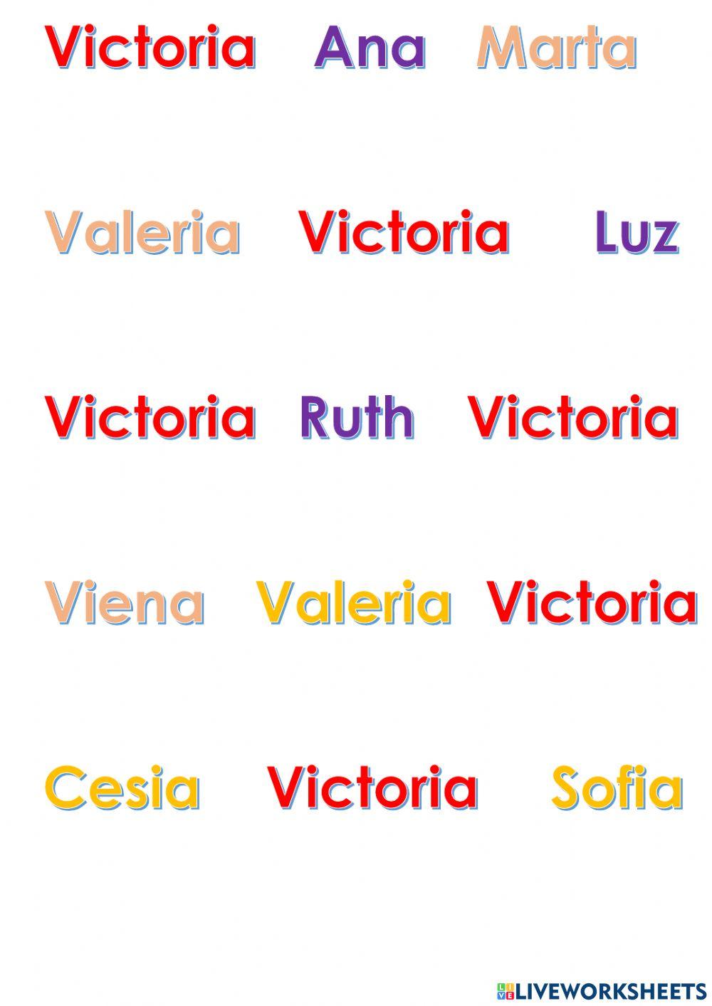 The Name Victoria In Different Languages