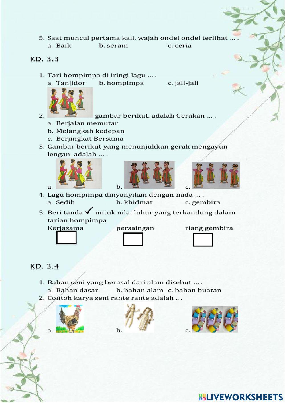 Lkpd plbj | Free Interactive Worksheets | 1490780