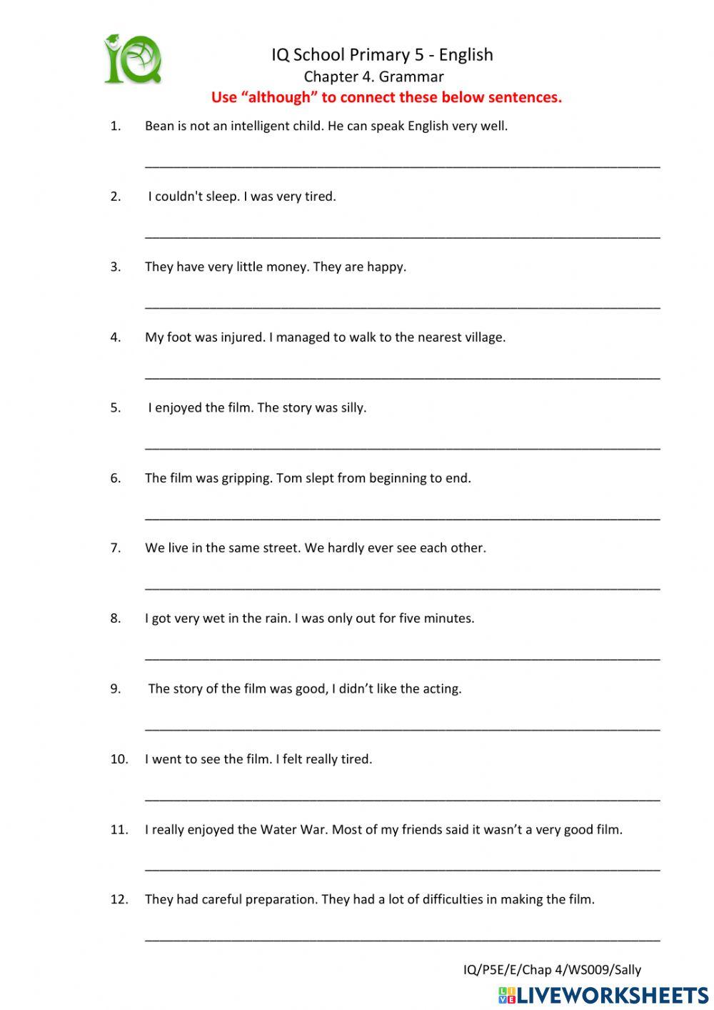 Synthesis: -Alt… | Free Interactive Worksheets | 1491541