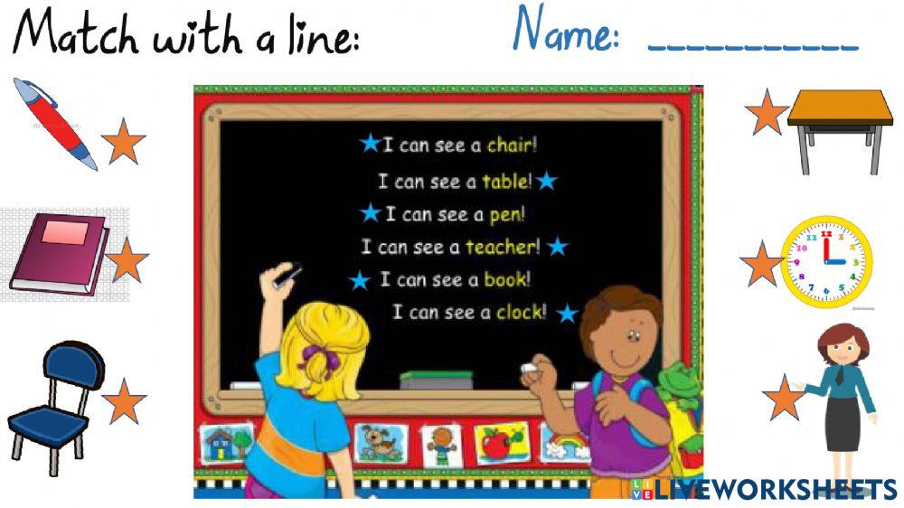 I can see a online exercise for | Live Worksheets