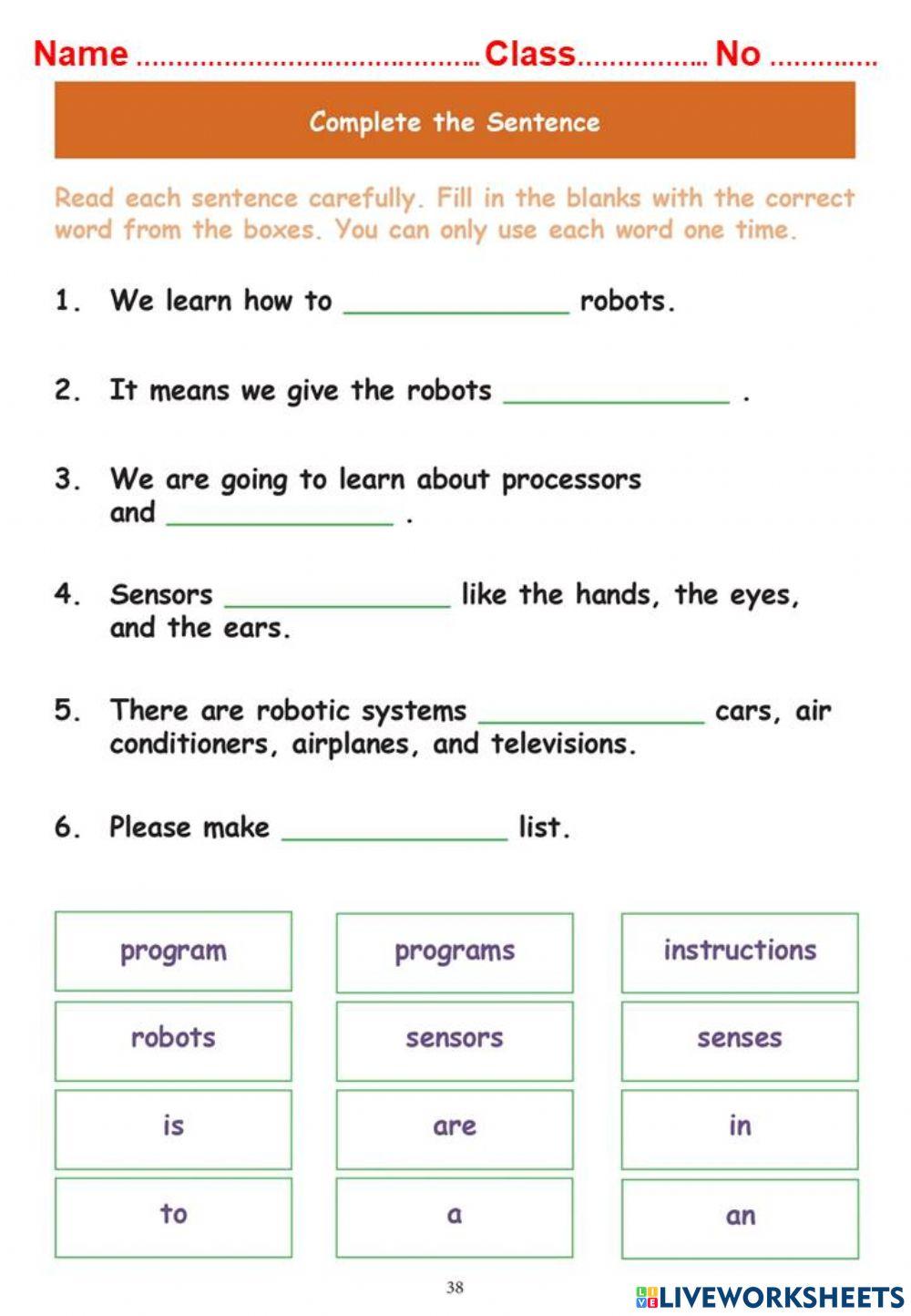 G.4 Topic 6 p.38 worksheet | Live Worksheets