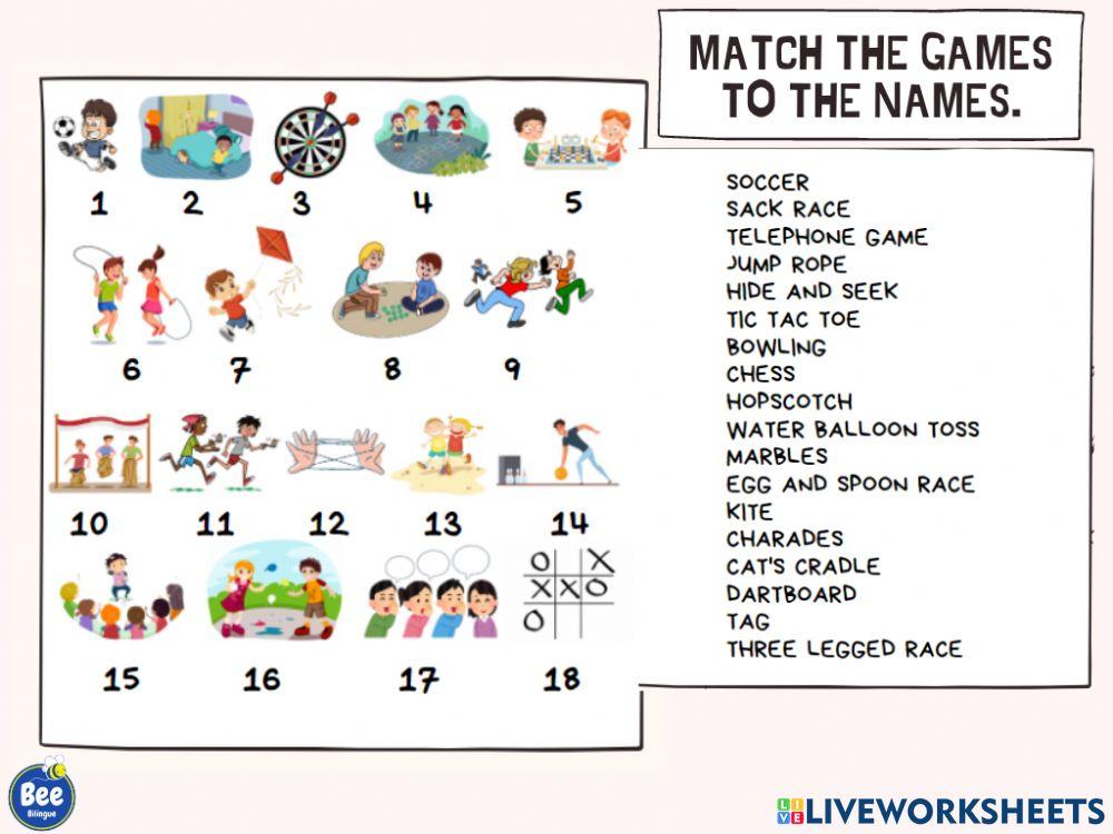 Old Fashioned Games Worksheet Live Worksheets old-fashioned-games-worksheet-live-worksheets