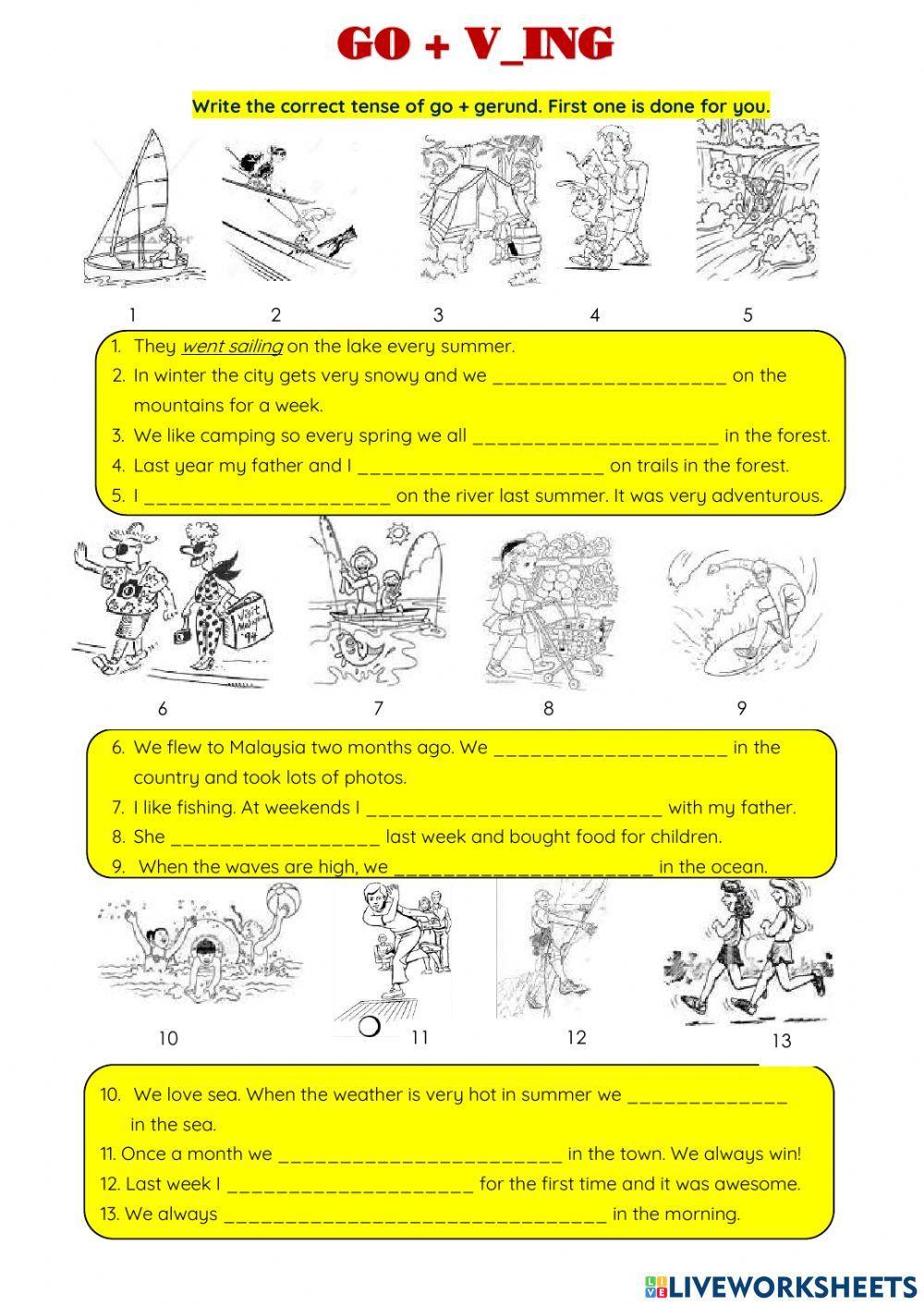 EOW4-Unit 3-Grammar worksheet | Live Worksheets