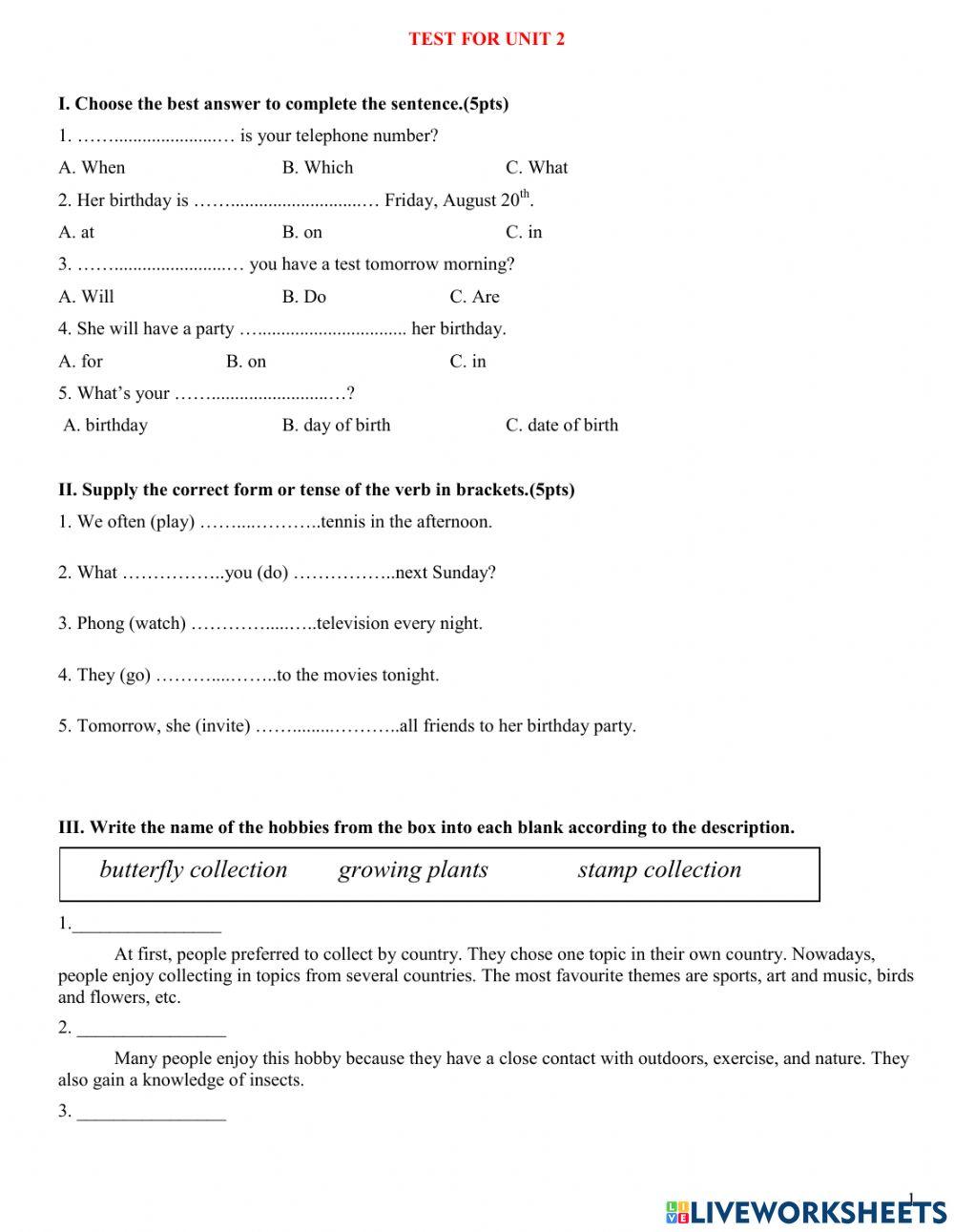 Hbvjhb worksheet | Live Worksheets