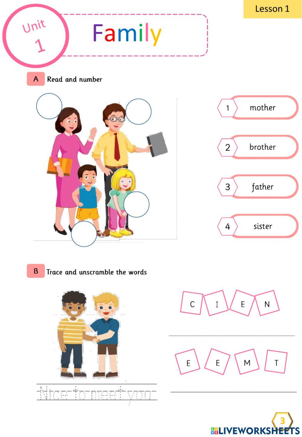 UNIT1.L1(2nd) online exercise for | Live Worksheets