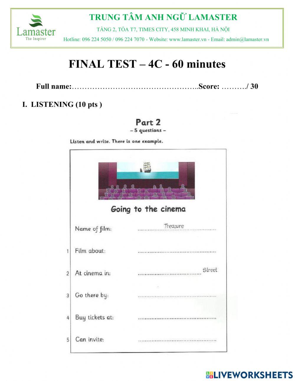 4c activity | Live Worksheets