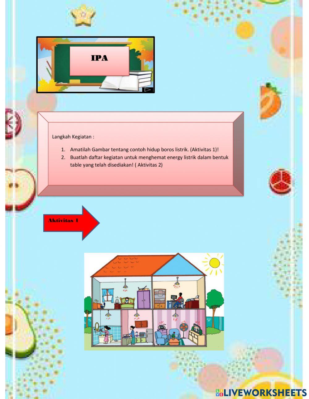 Lkpd tema4 worksheet | Live Worksheets