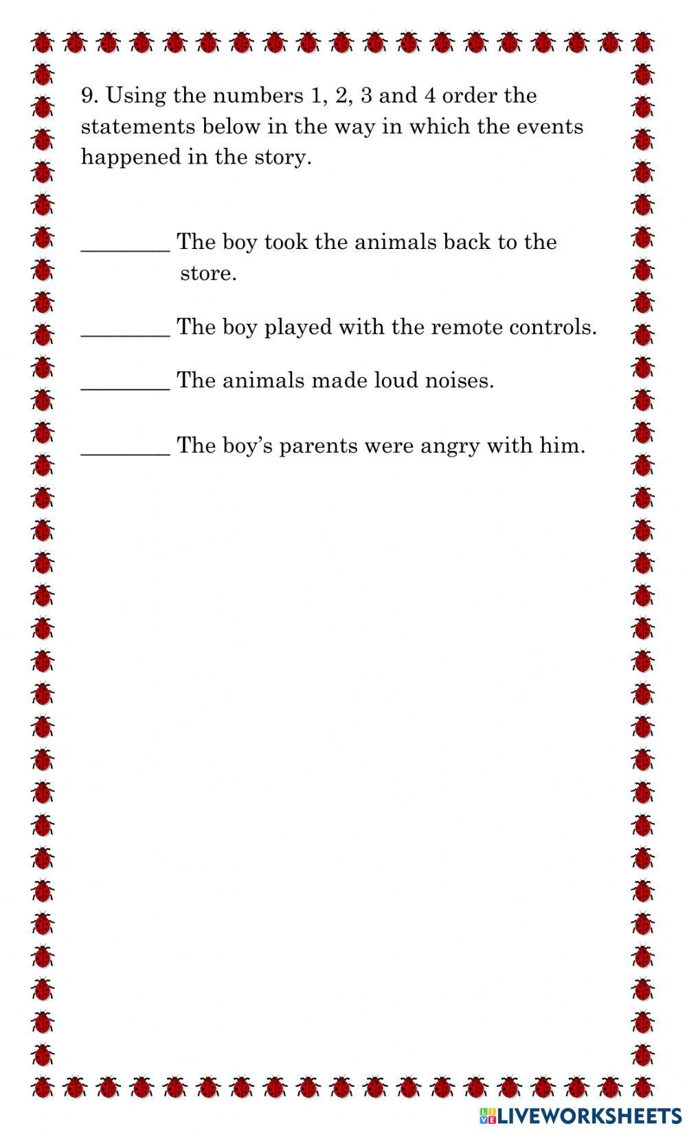 Reading Compreh… | Free Interactive Worksheets | 1497283