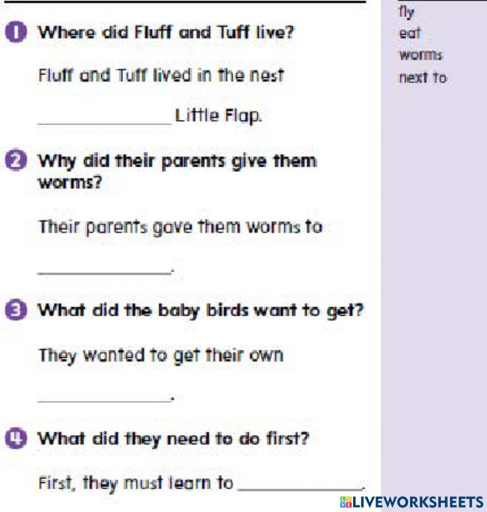 Little Flap Reading Comprehension 1498691 | Rehab | Live