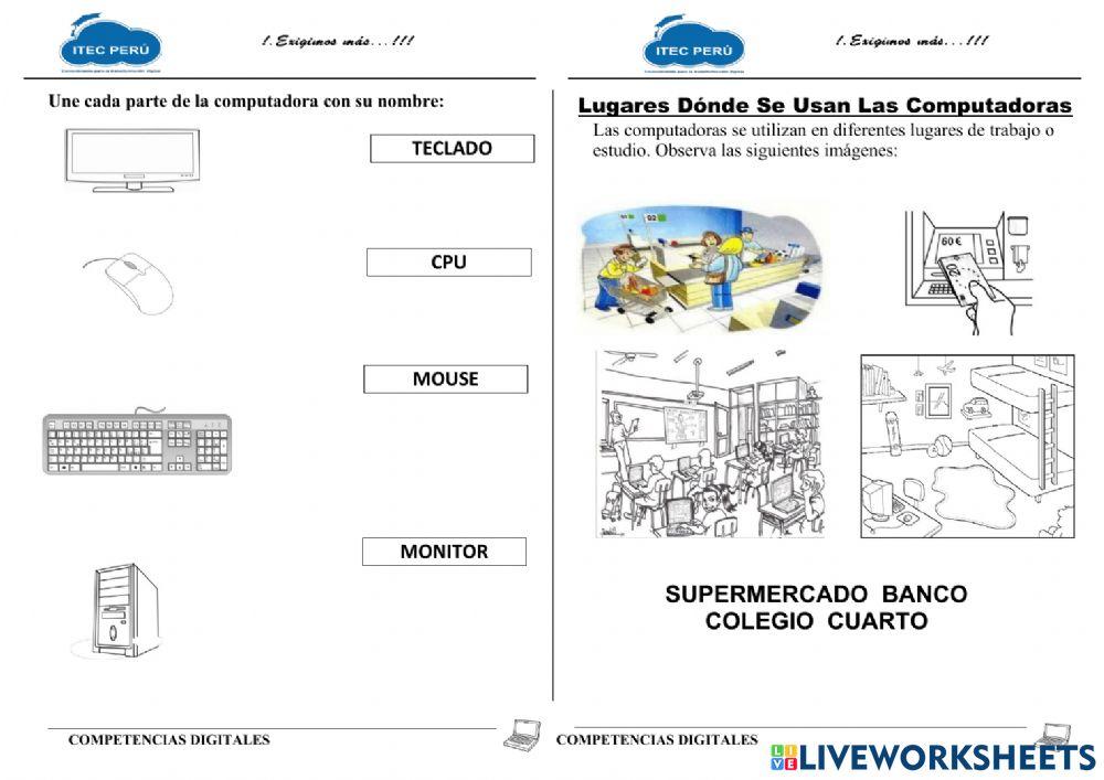 computación | Free Interactive Worksheets | 4114645