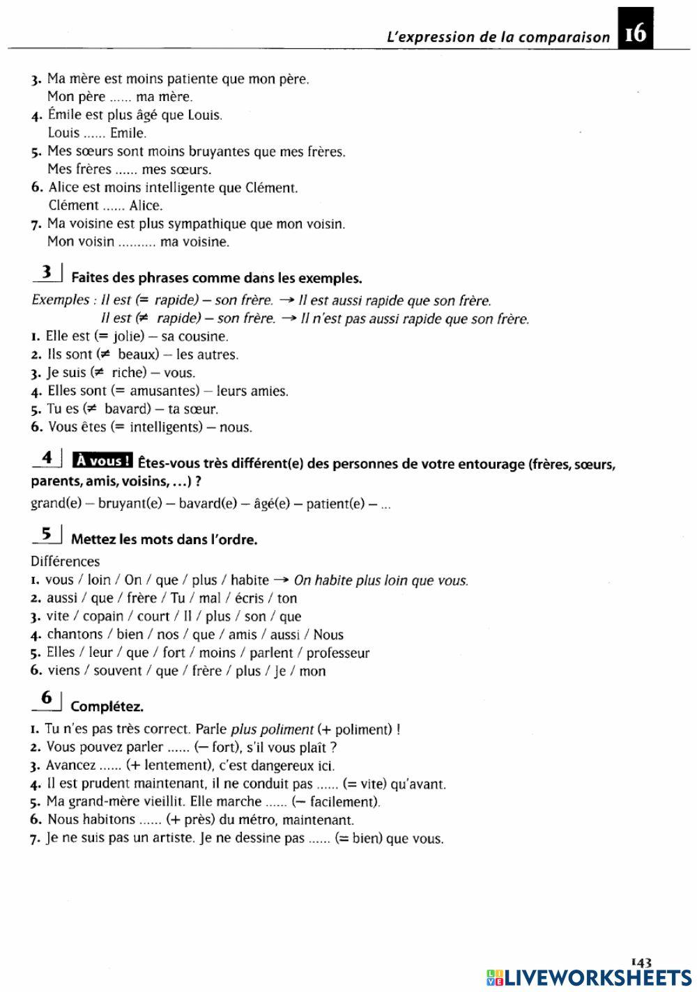 16 Le Comparatif Avec Un Adjectif Ou Un Adverbe 16-le-comparatif-avec-un-adjectif-ou-un-adverbe