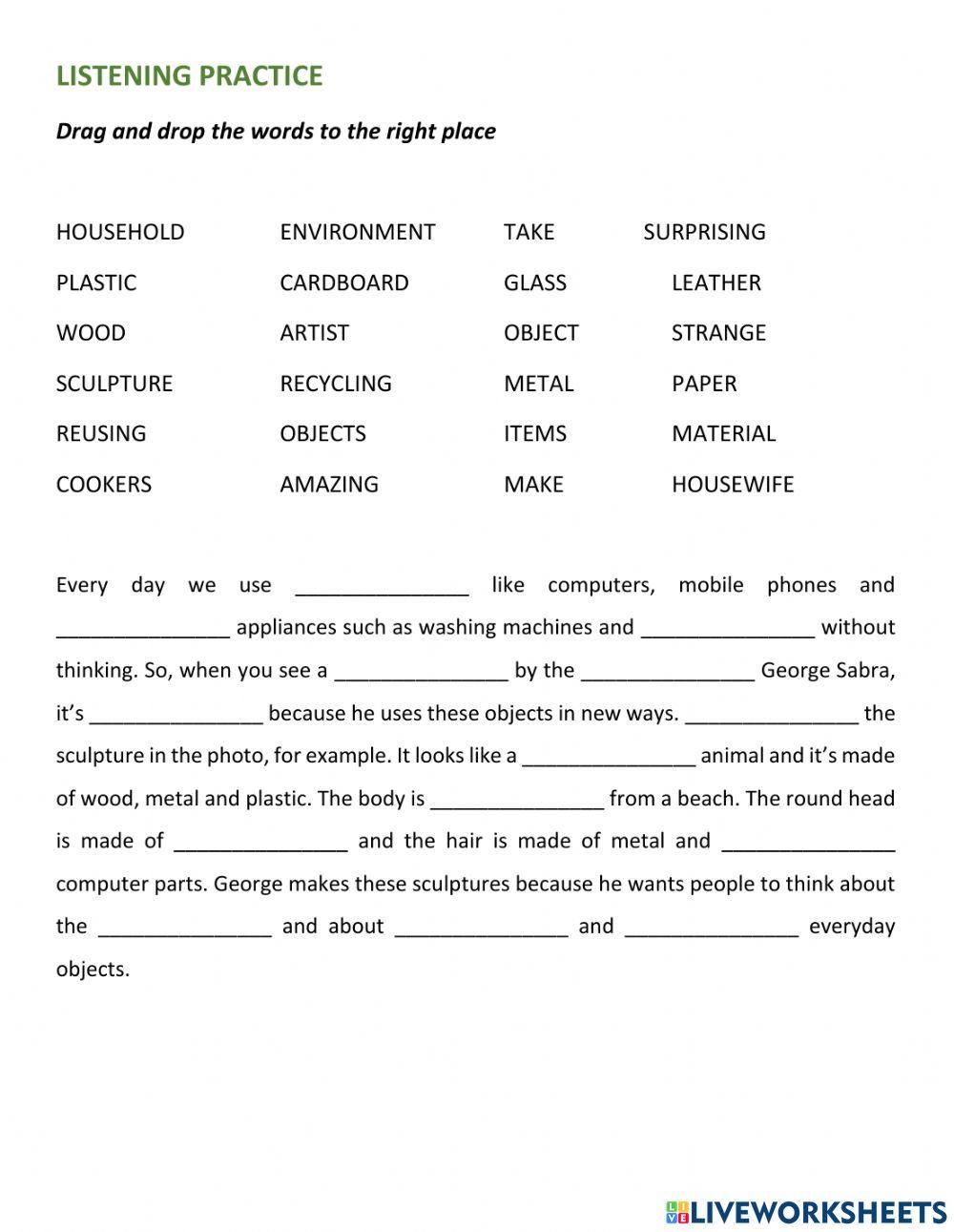 everyday objects listening