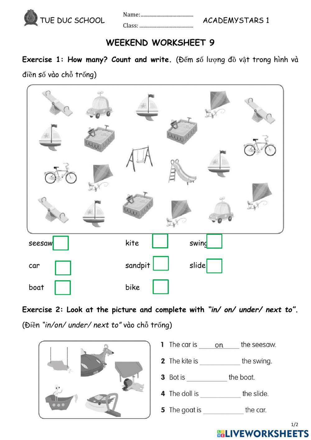 PCT 9-Grade 2 worksheet | Live Worksheets