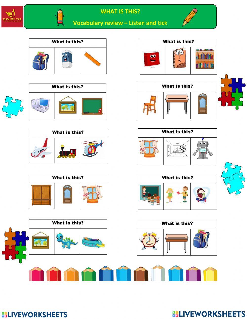 Our new things 2 worksheet | Live Worksheets