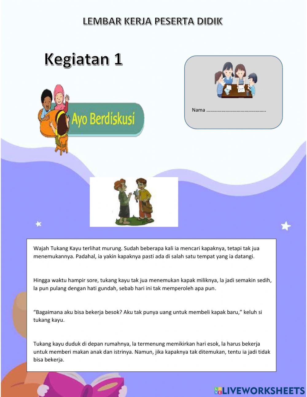 Lkpd online exercise for 4 | Live Worksheets