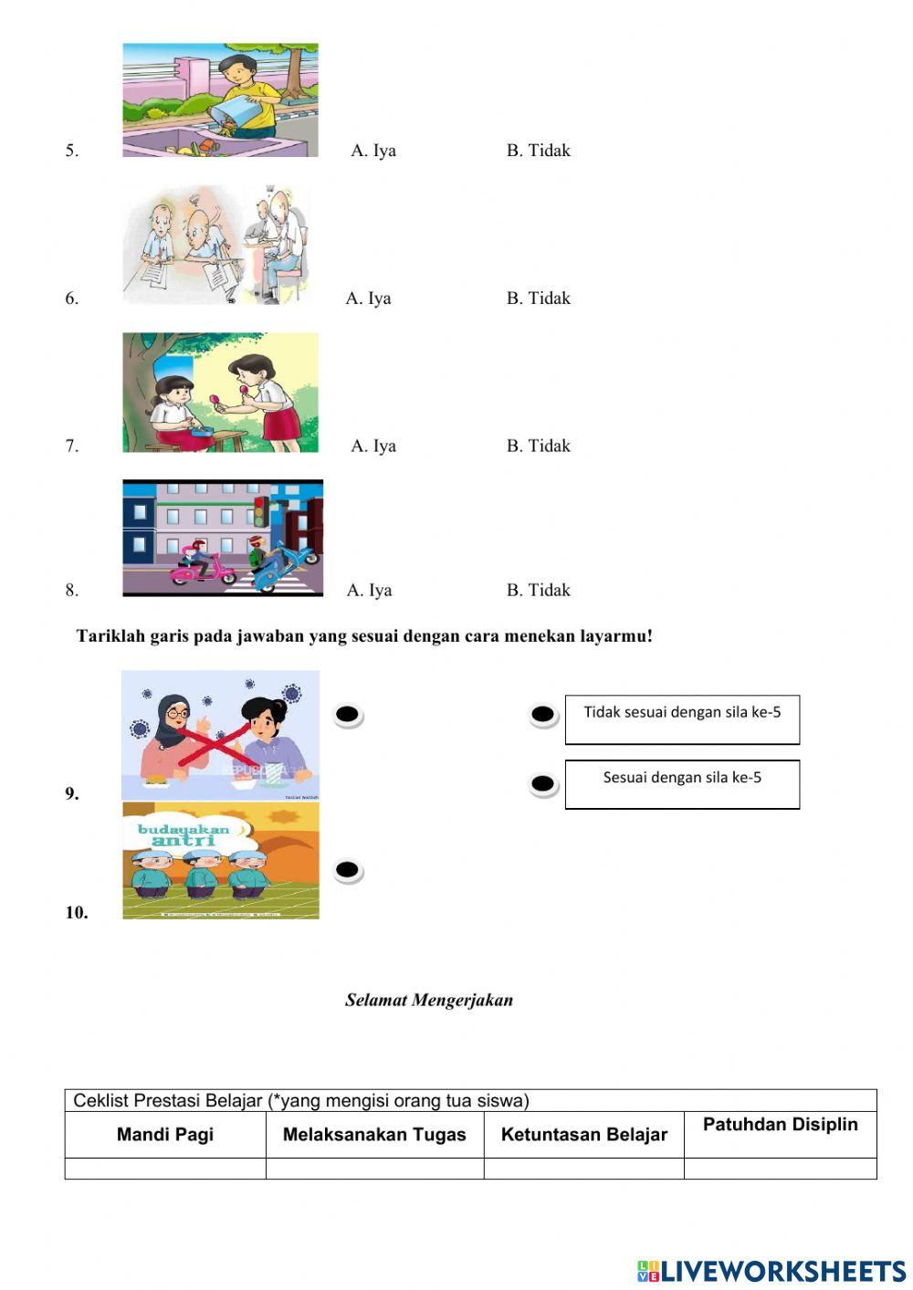 Pkn online activity for 1 | Live Worksheets