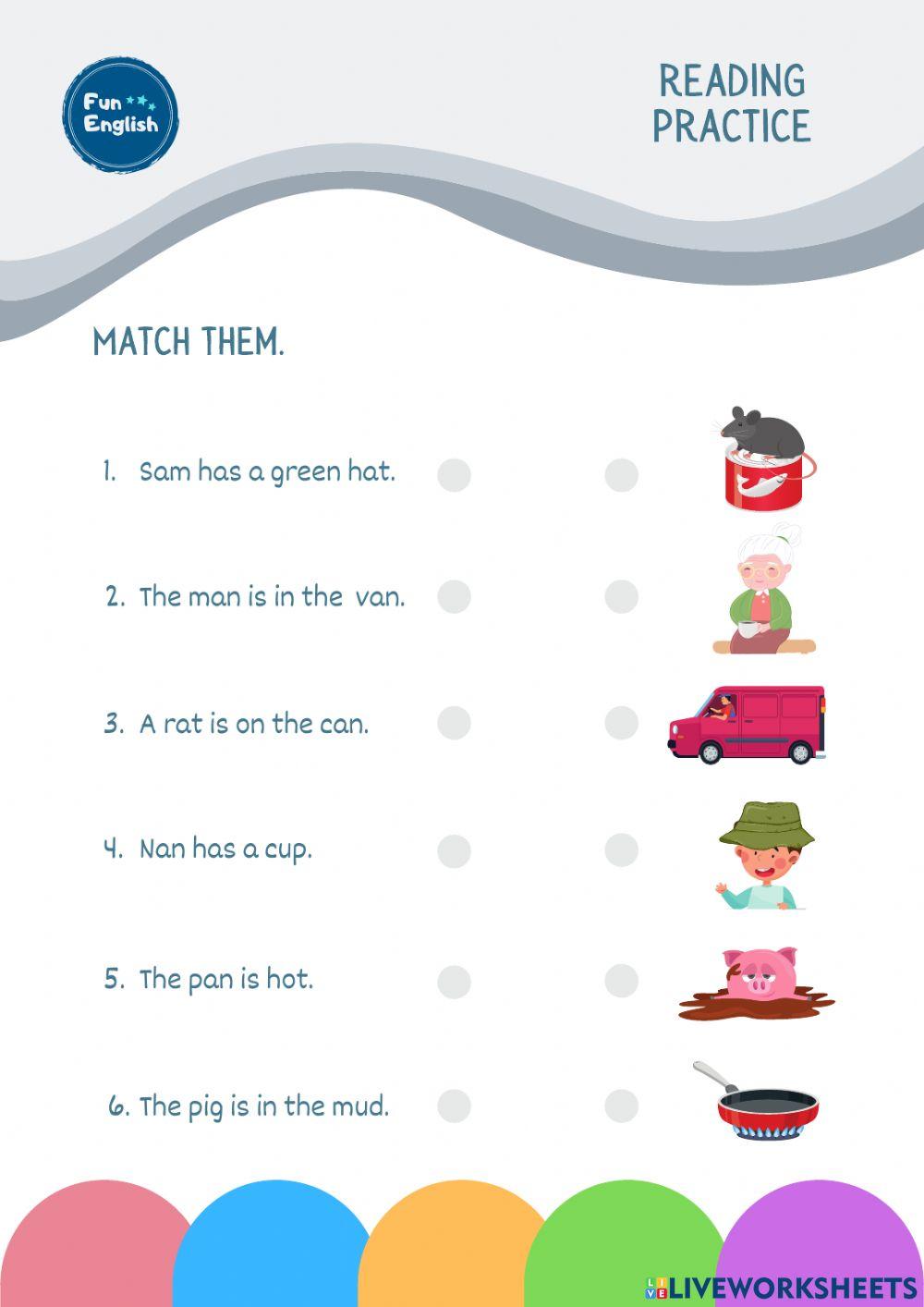 Match Them interactive worksheet | Live Worksheets