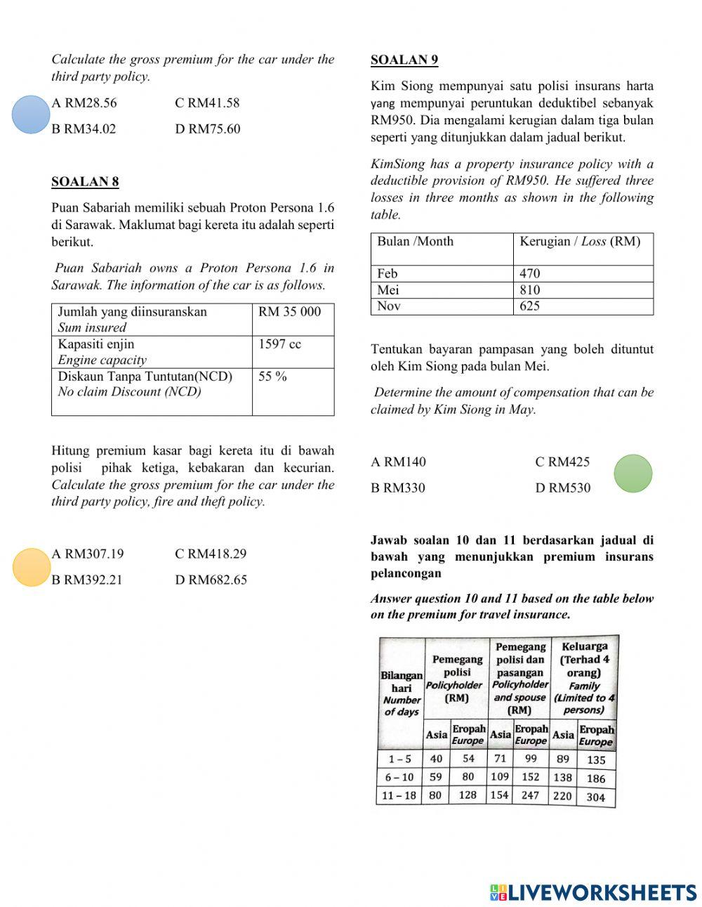 Bab 3 : insurans (objektif) 1503672 | wan harniyanty