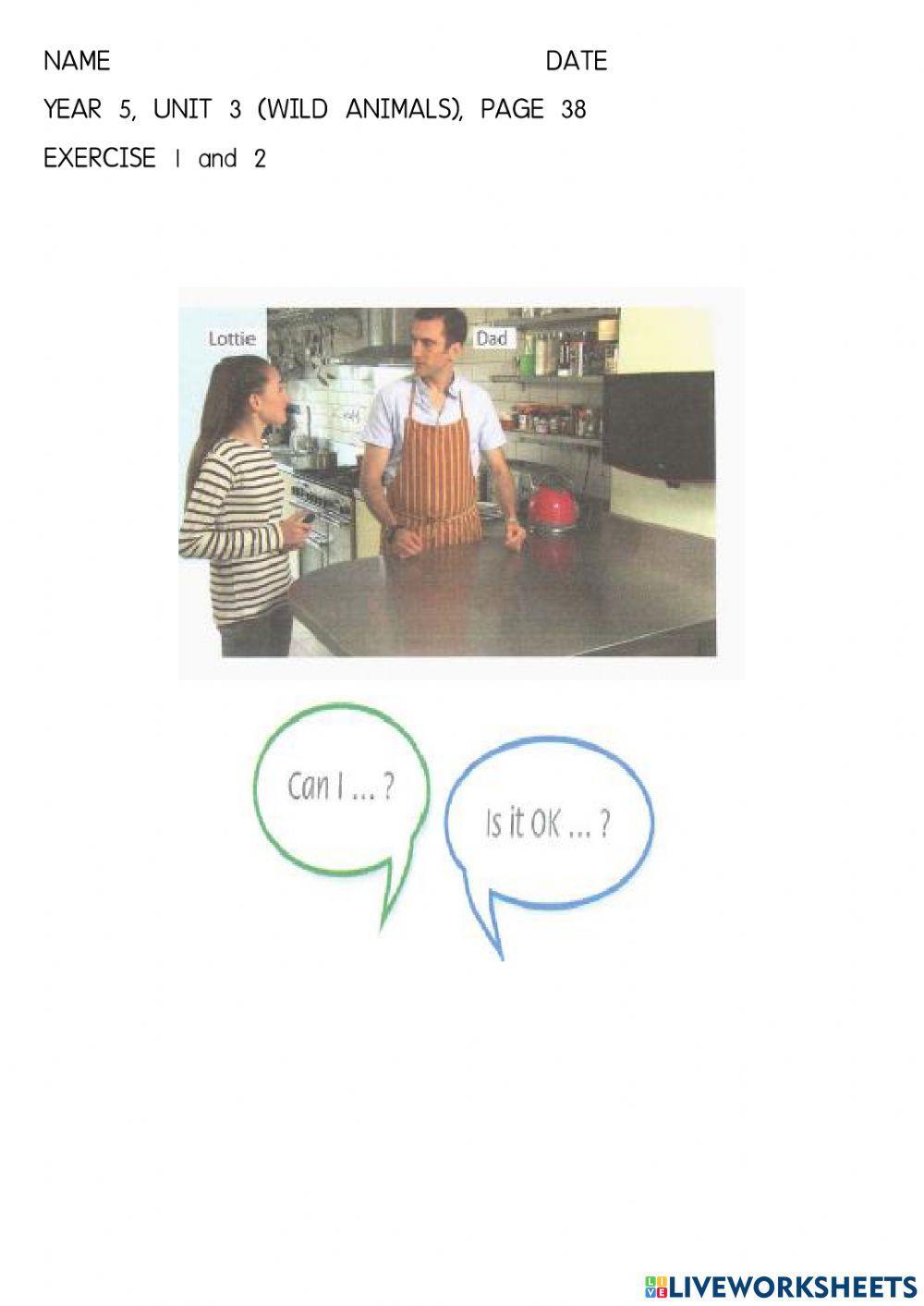 Year 5- unit 3-page 38- worksheet | Live Worksheets