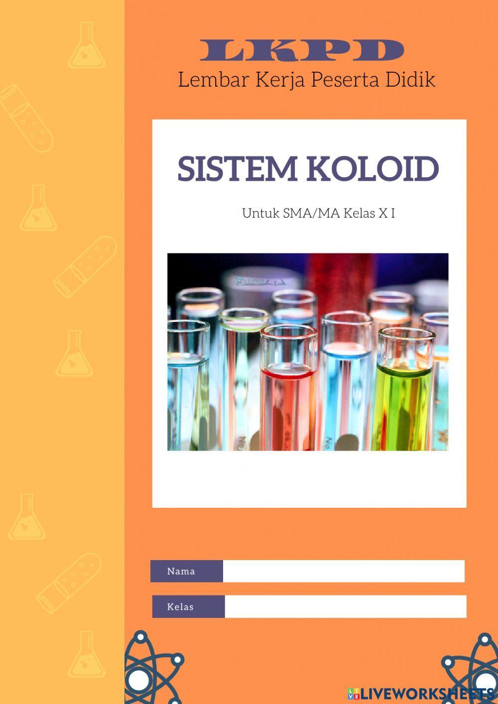 Sistem Koloid exercise | Live Worksheets