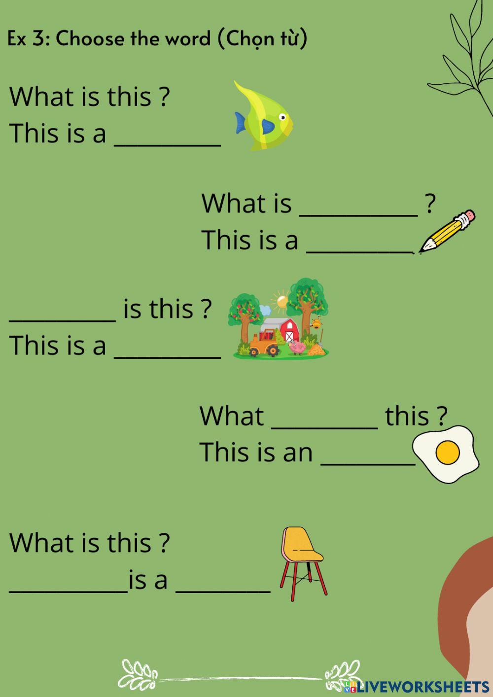 School things (2) worksheet | Live Worksheets