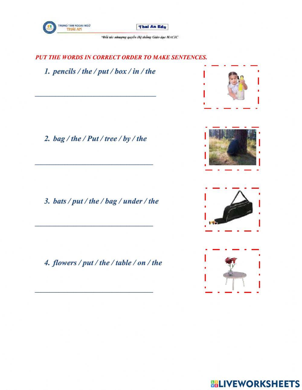 Grammar practice 2 exercise | Live Worksheets