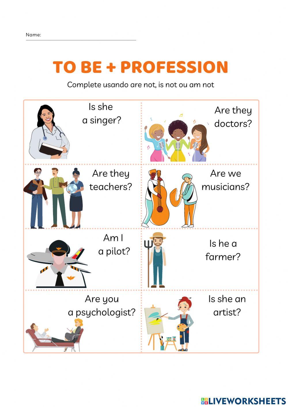 1591771 | Professions | brunadamiana_ | LiveWorksheets