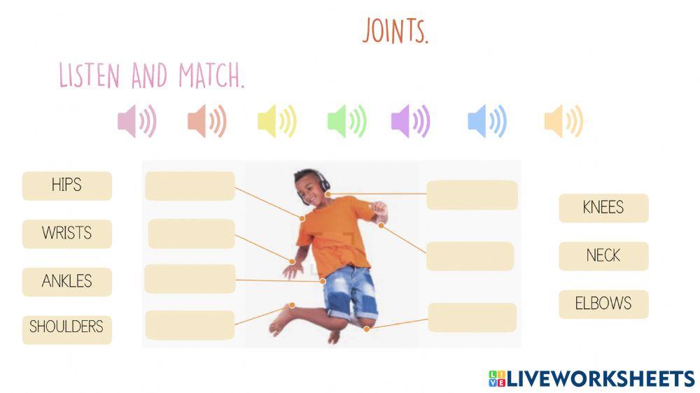 JOINTS online exercise for | Live Worksheets