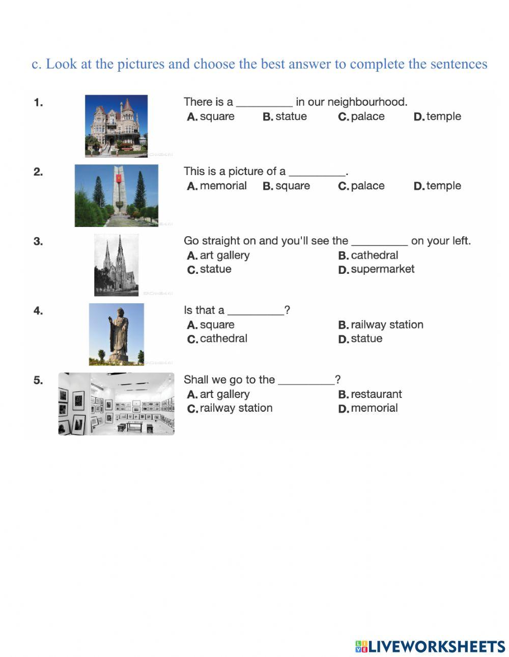 G6 Unit 4 - Vocabulary worksheet | Live Worksheets