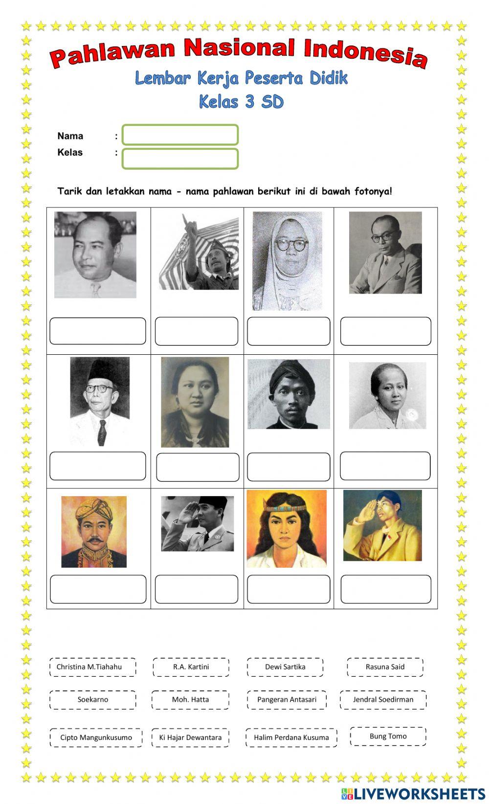 1625400 | Nama Pahlawan Nasional | Emiela