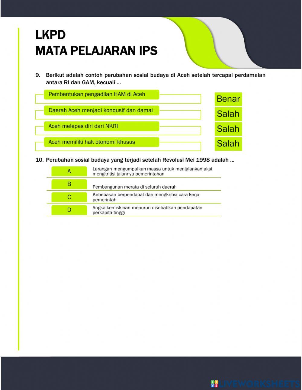 Lkpd ips 1625732 | Ayi Taufik Gunawan | Live Worksheets