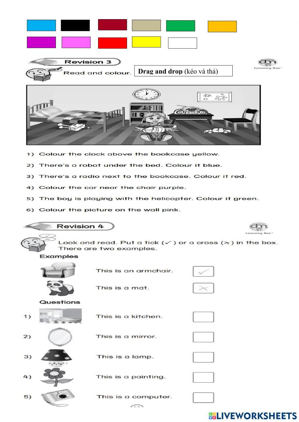 Phonics 1a - REVISION 2 worksheet | Live Worksheets