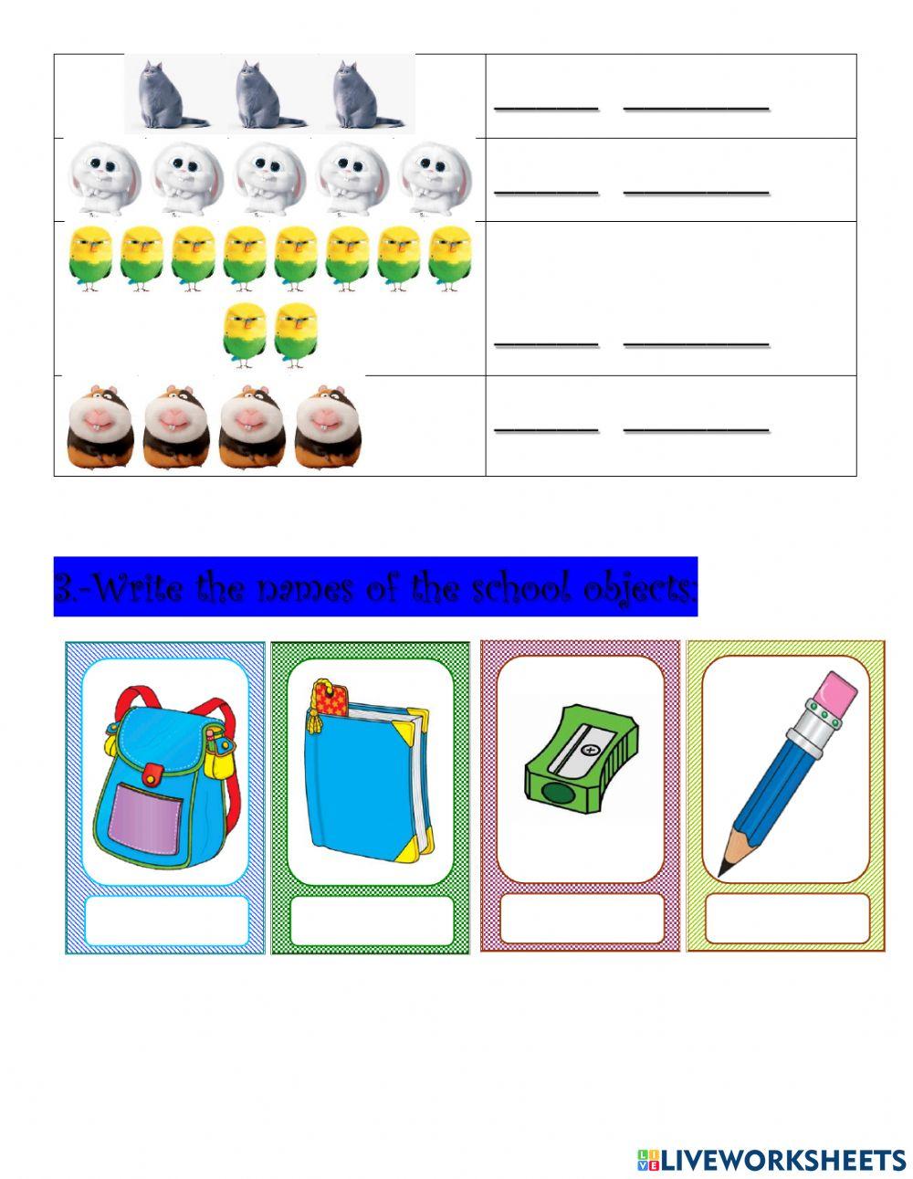 Vocabulary Exam online activity | Live Worksheets