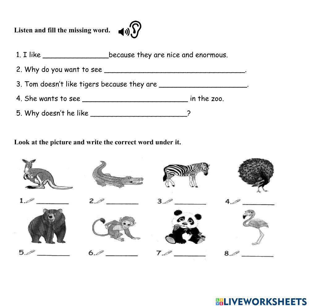 Tieng Anh 4 Unit 19 interactive worksheet | Live Worksheets