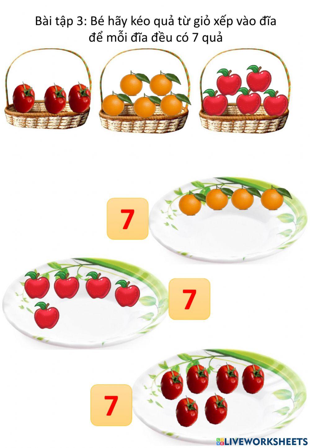 123 online exercise for | Live Worksheets