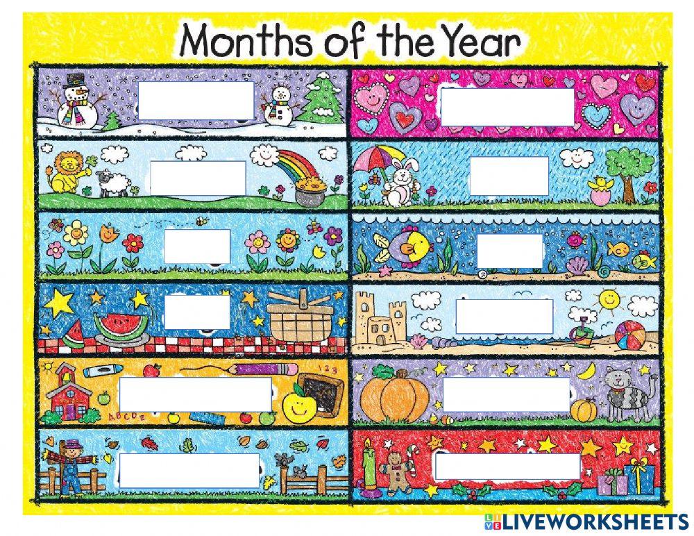 Months writing 4126603 | MichiTheTeacher | Live