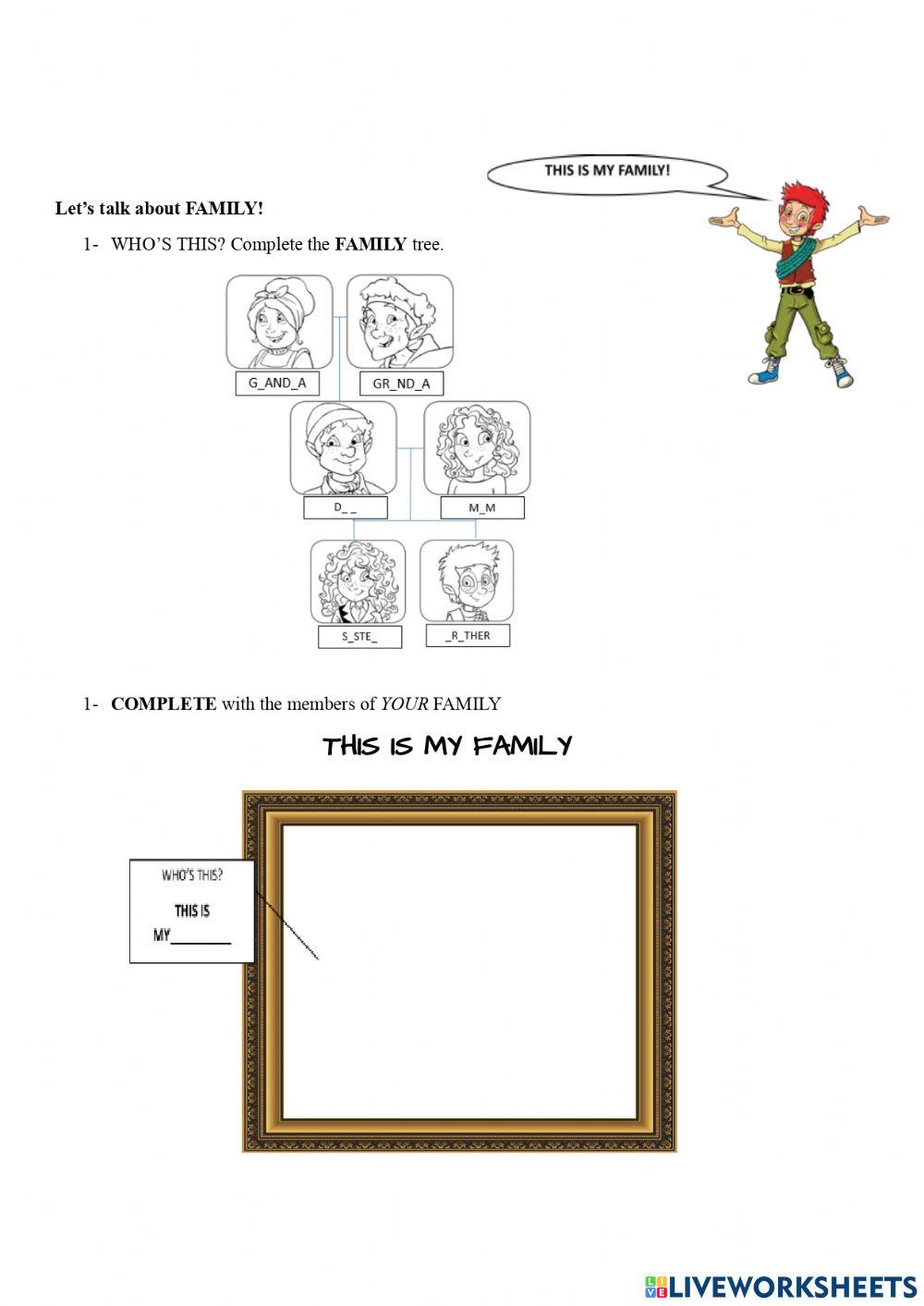 Rainbow 1 exam worksheet | Live Worksheets