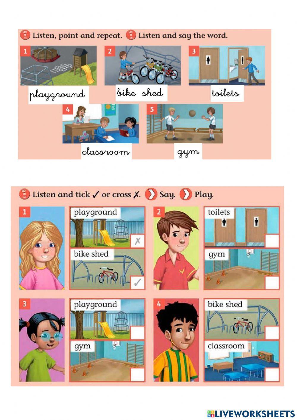 2º rooftops unit 2 class book 22 worksheet | Live Worksheets
