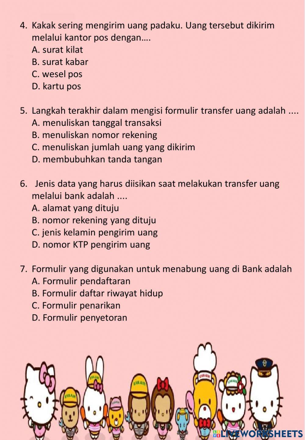 Formulir pengiriman uang dan barang 1630242 | Keke ok