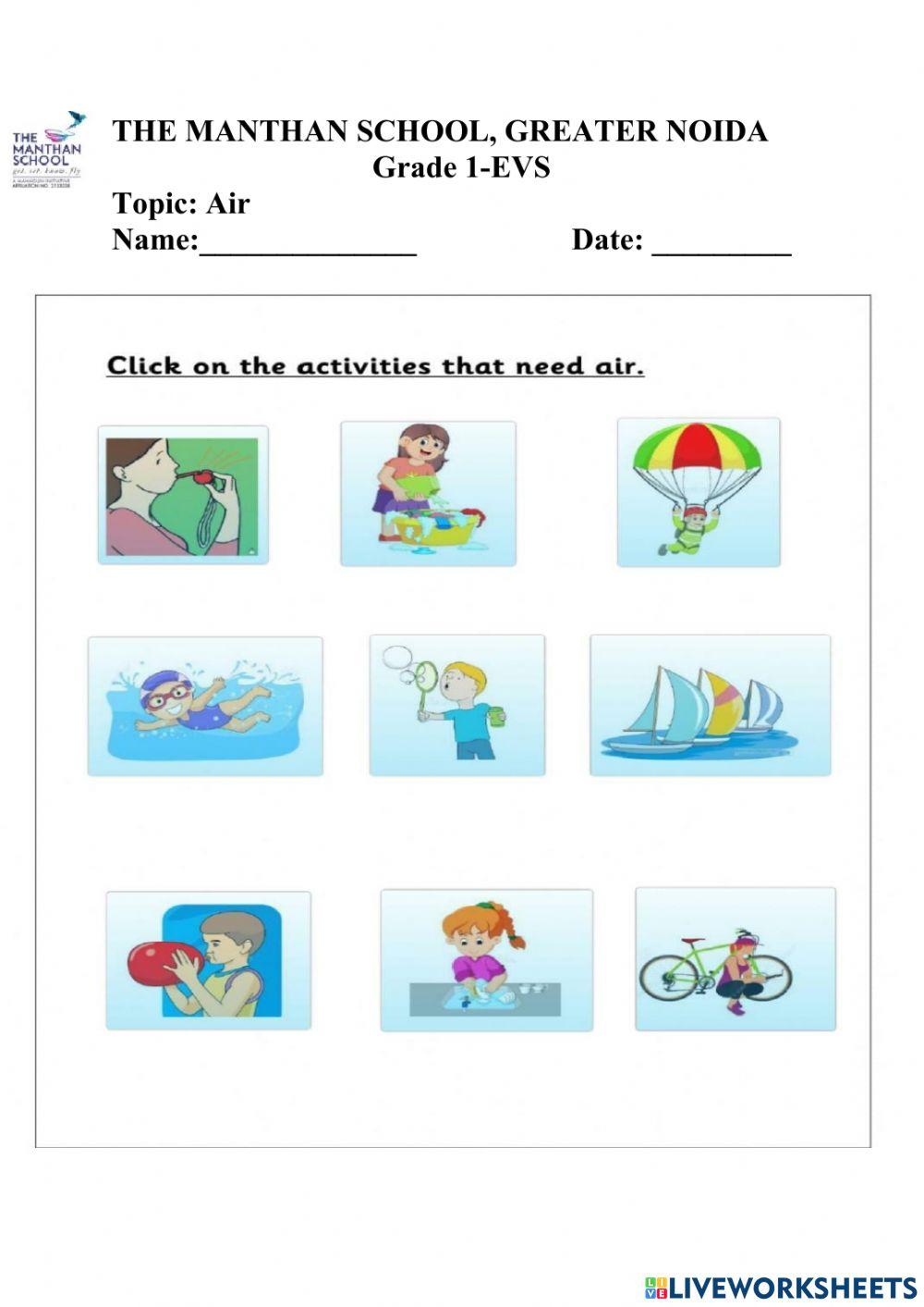 EVS-GRADE 1 3476849 | ruchika Nautiyal | LiveWorksheets