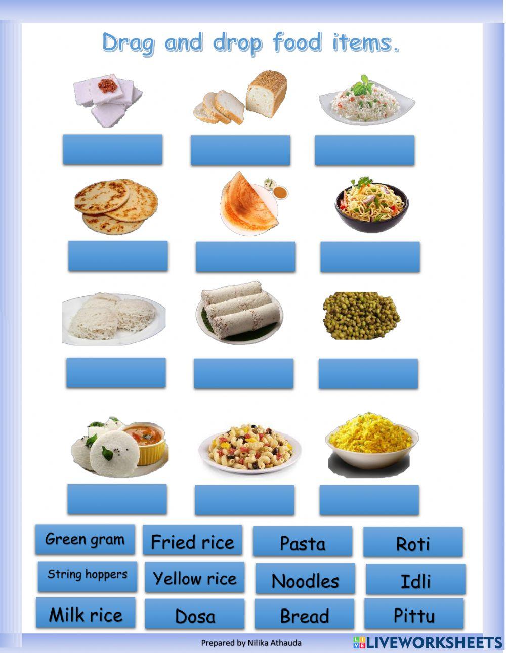 Meal time 1121 | Nilika Athauda | Live Worksheets