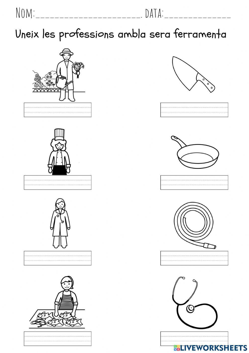 Professions | Free Interactive Worksheets | 1631817