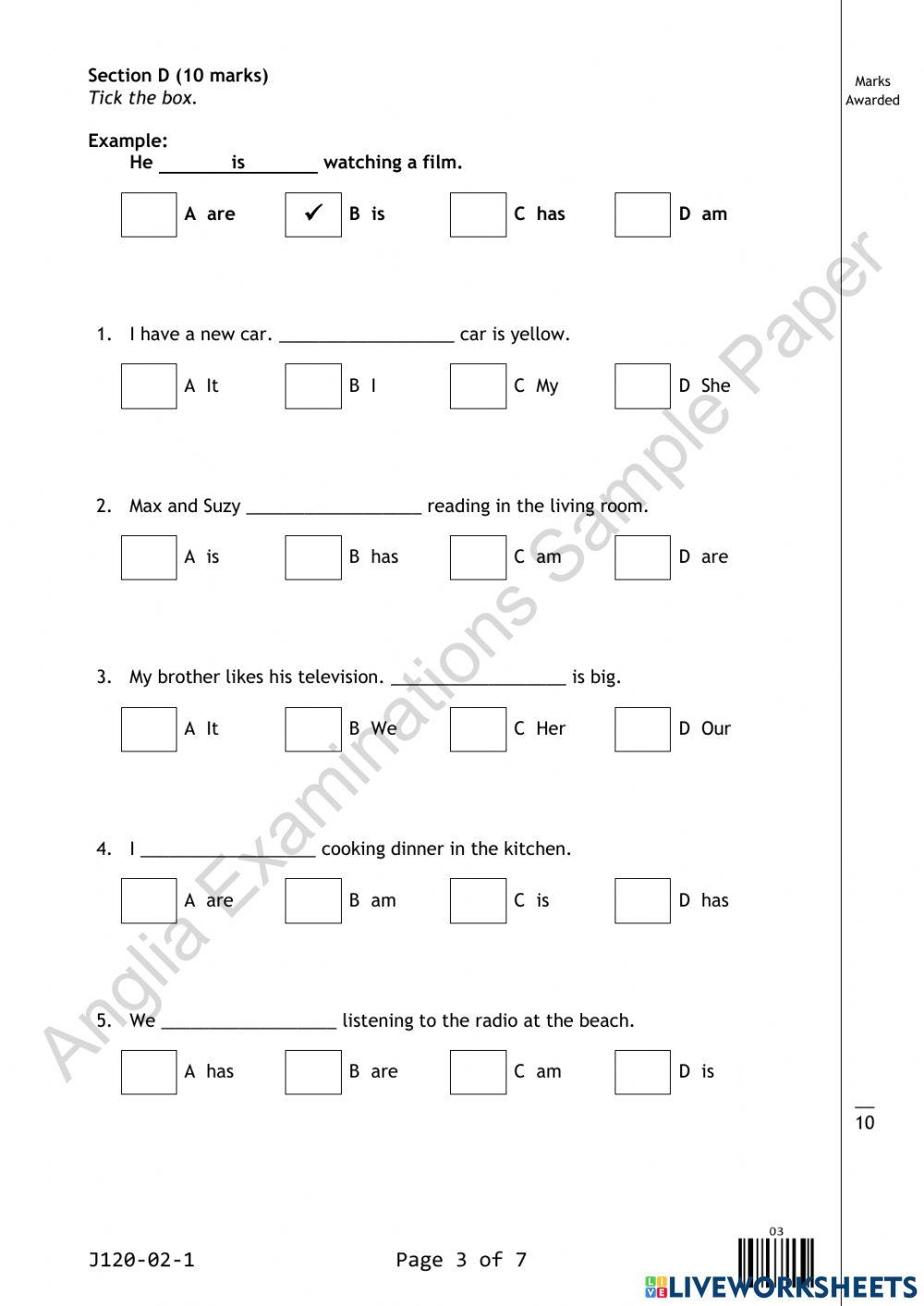 Junior practice interactive worksheet | Live Worksheets