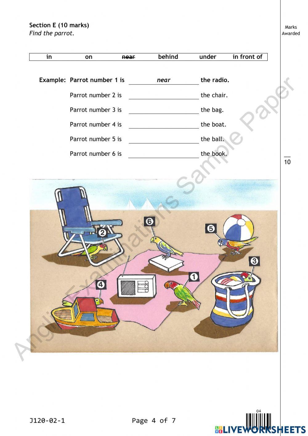 Junior practice activity | Live Worksheets