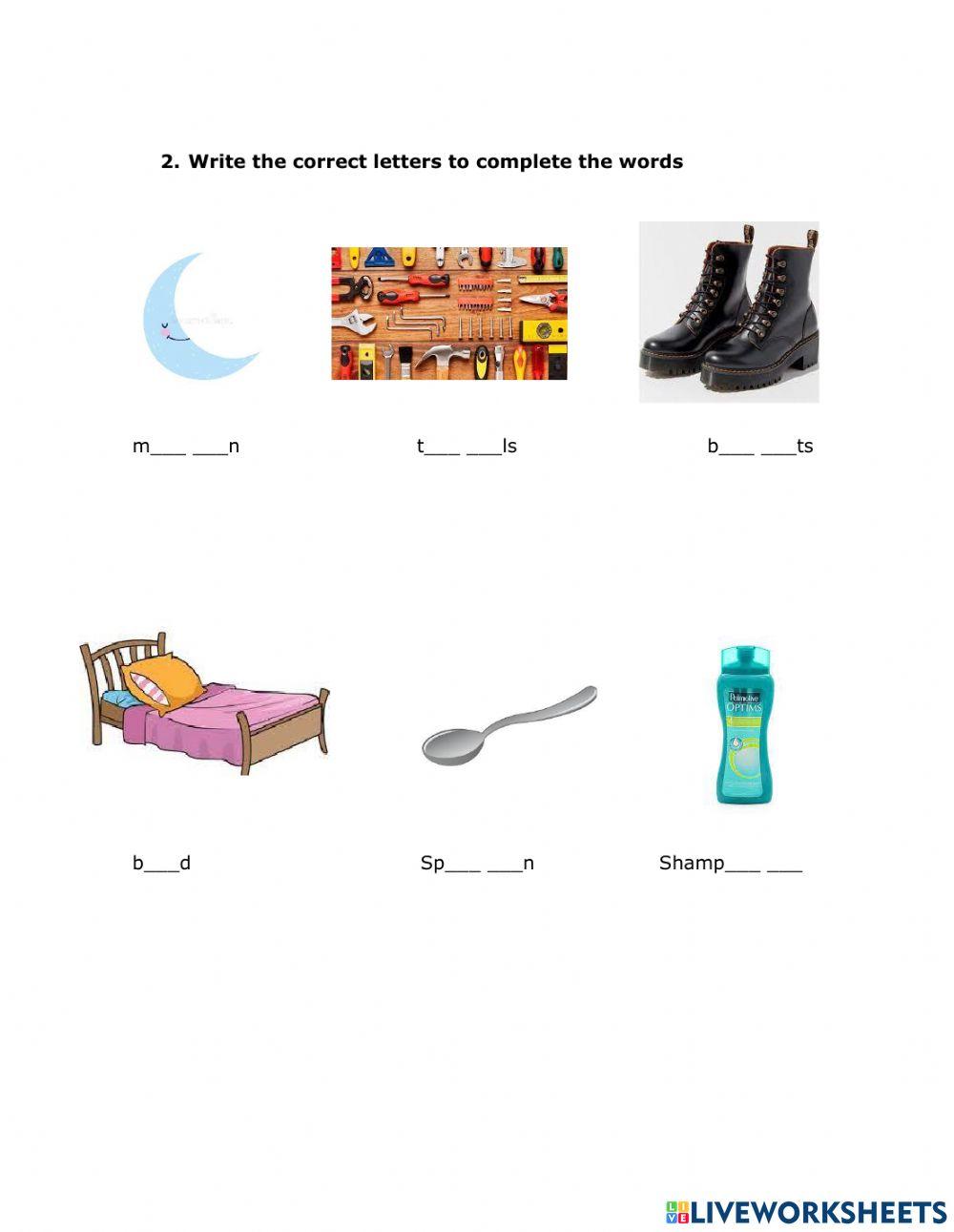 House Vocabulary free activity | Live Worksheets