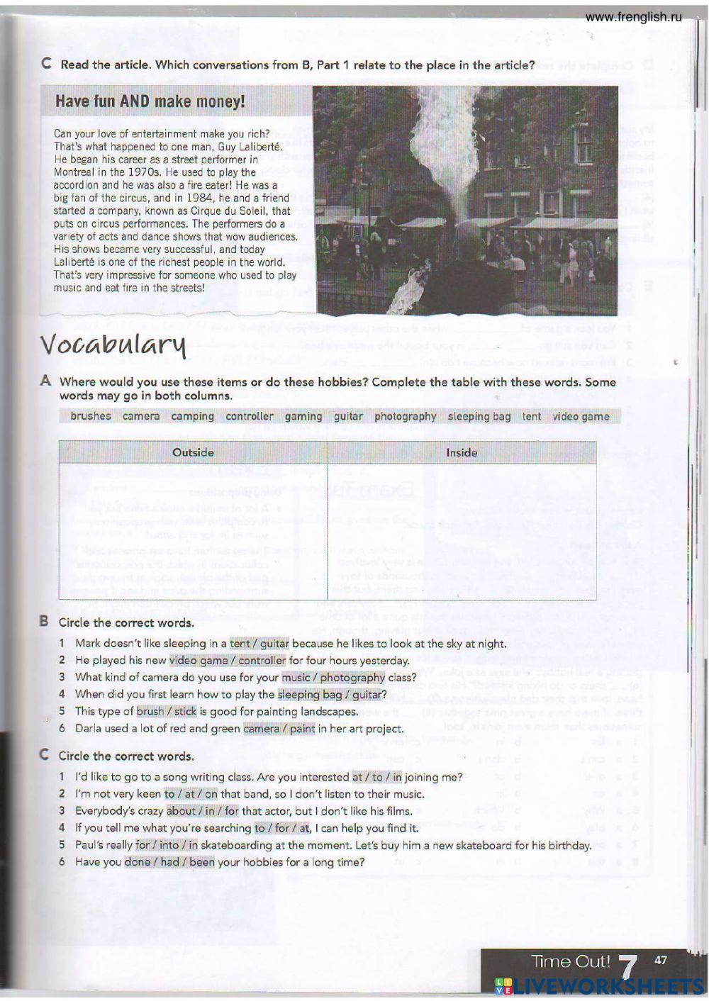 Special Class M1 AC worksheet | Live Worksheets