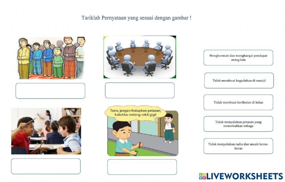 Memahami Sikap … | Free Interactive Worksheets | 1634538