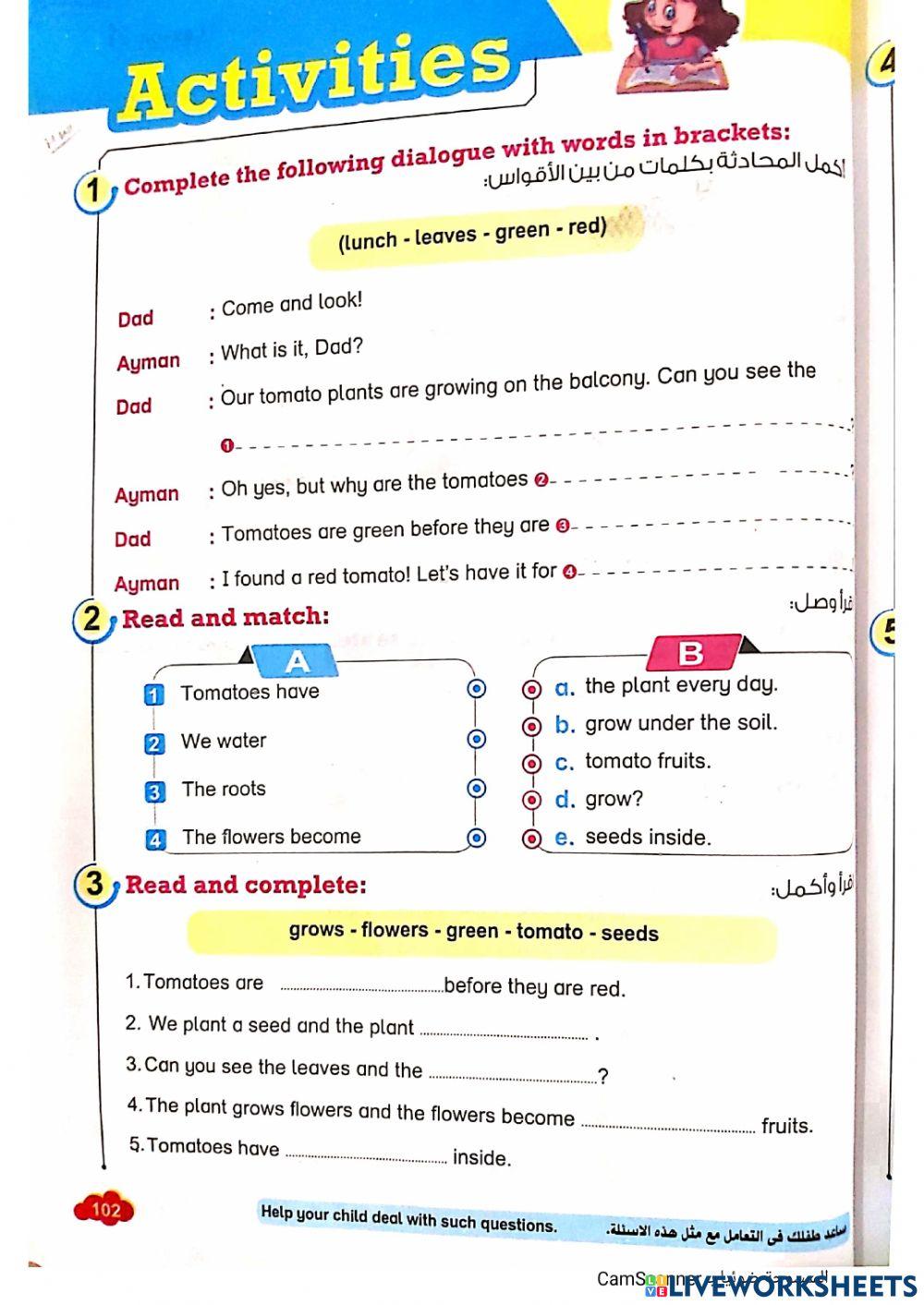 Pg 102 worksheet | Live Worksheets